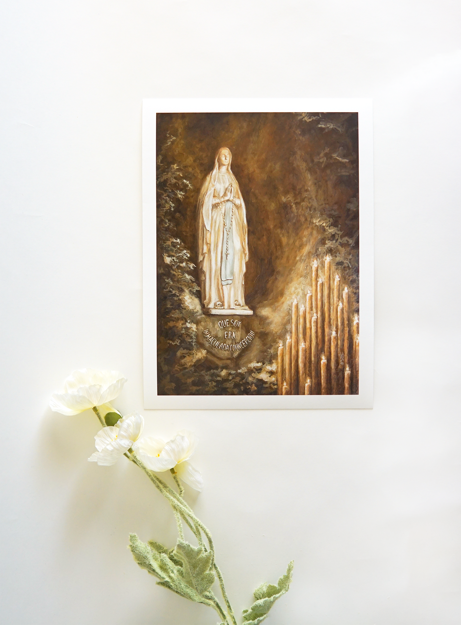 "Our Lady of Lourdes" - Fine Art Prints – Maria Rangel Cardenas